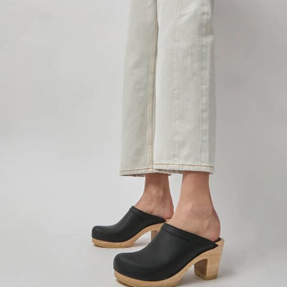 No. 6 | Shoes | No 6 Old School Clog On High Heel In Black Size 39 ...